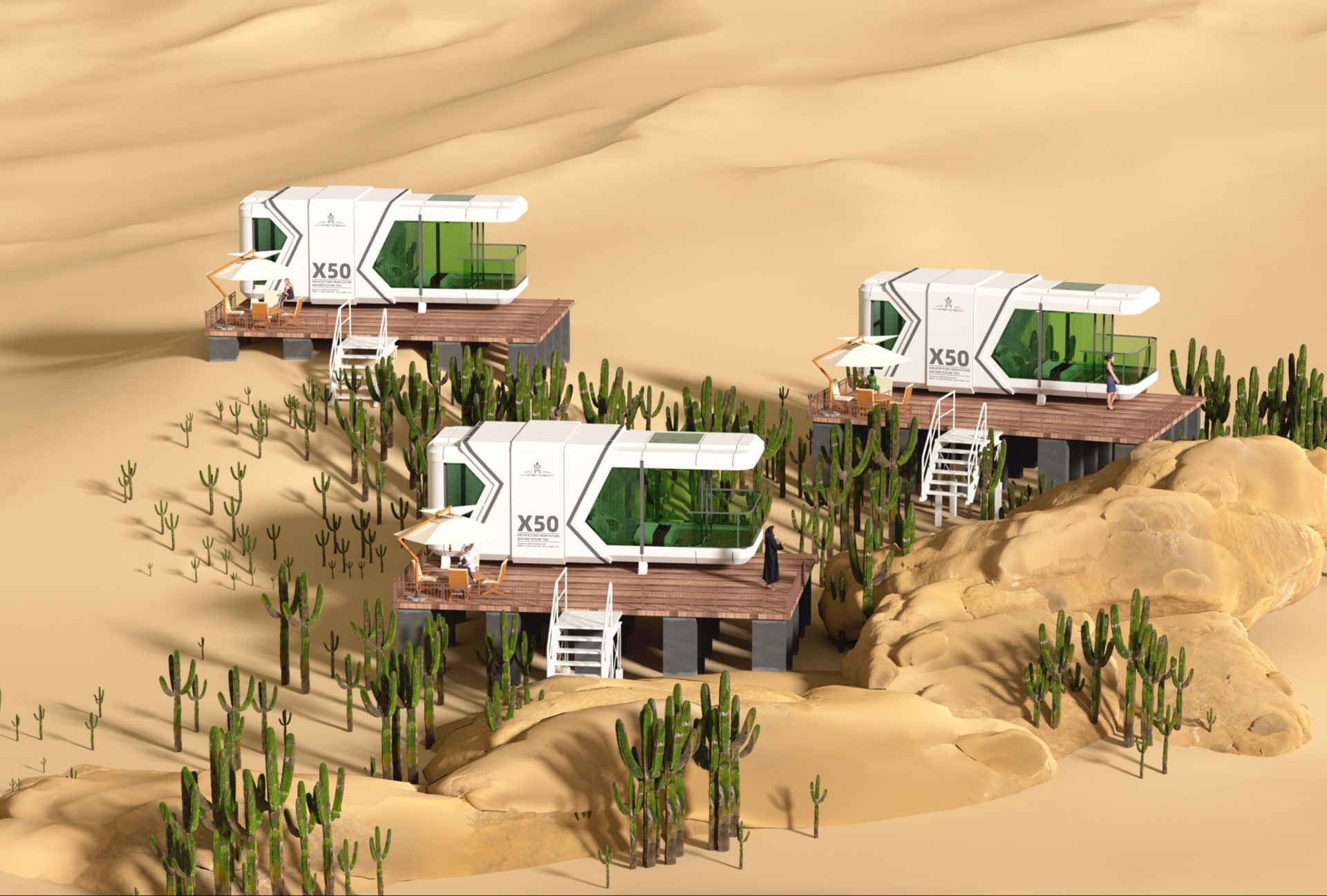 Space Capsule House X50 - Luban Cabin