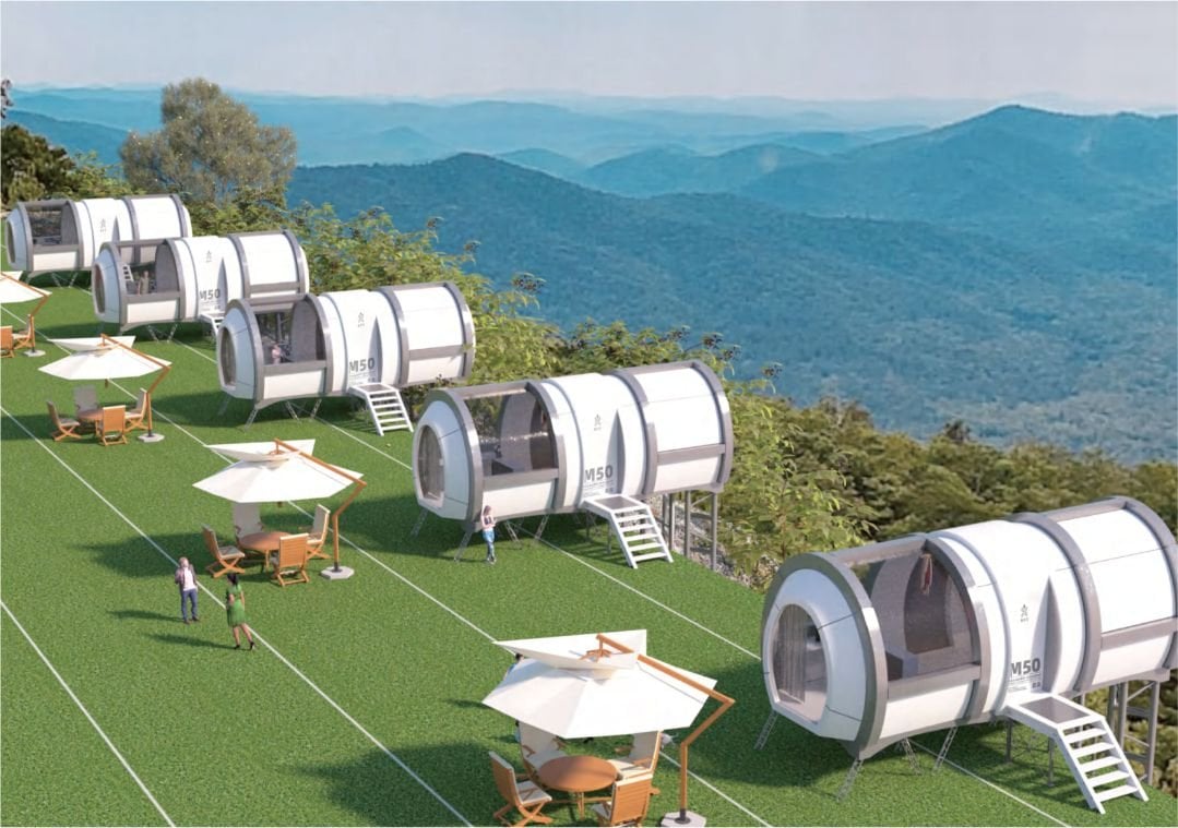 Space Capsule House M50 | Versatile Modular Cabin with Modern Design