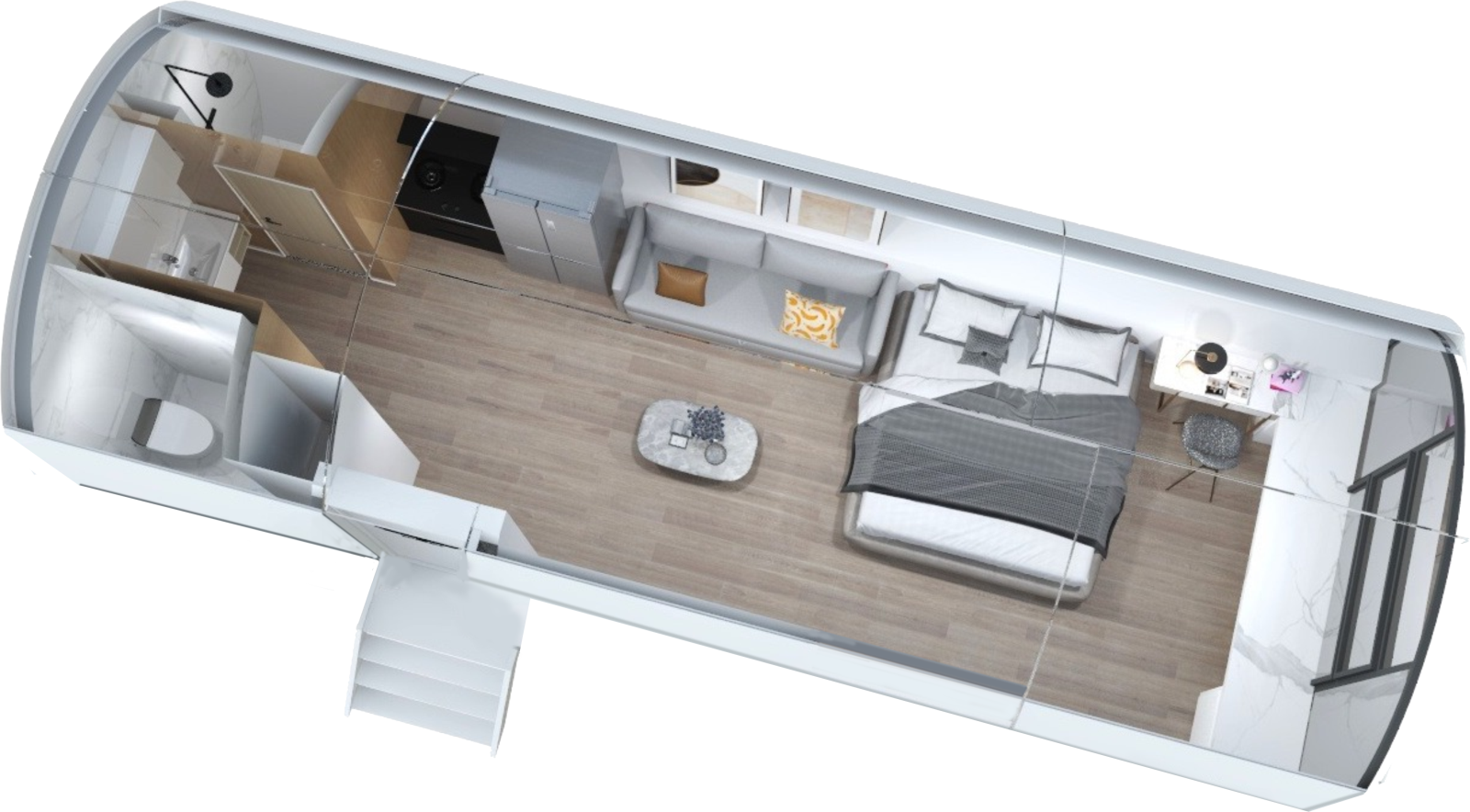 Space Capsule House X50 - Luban Cabin